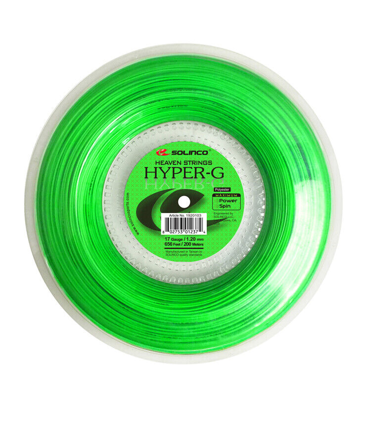 Shop Solinco Hyper-G Tennis String Reel in Green | ATR Sports